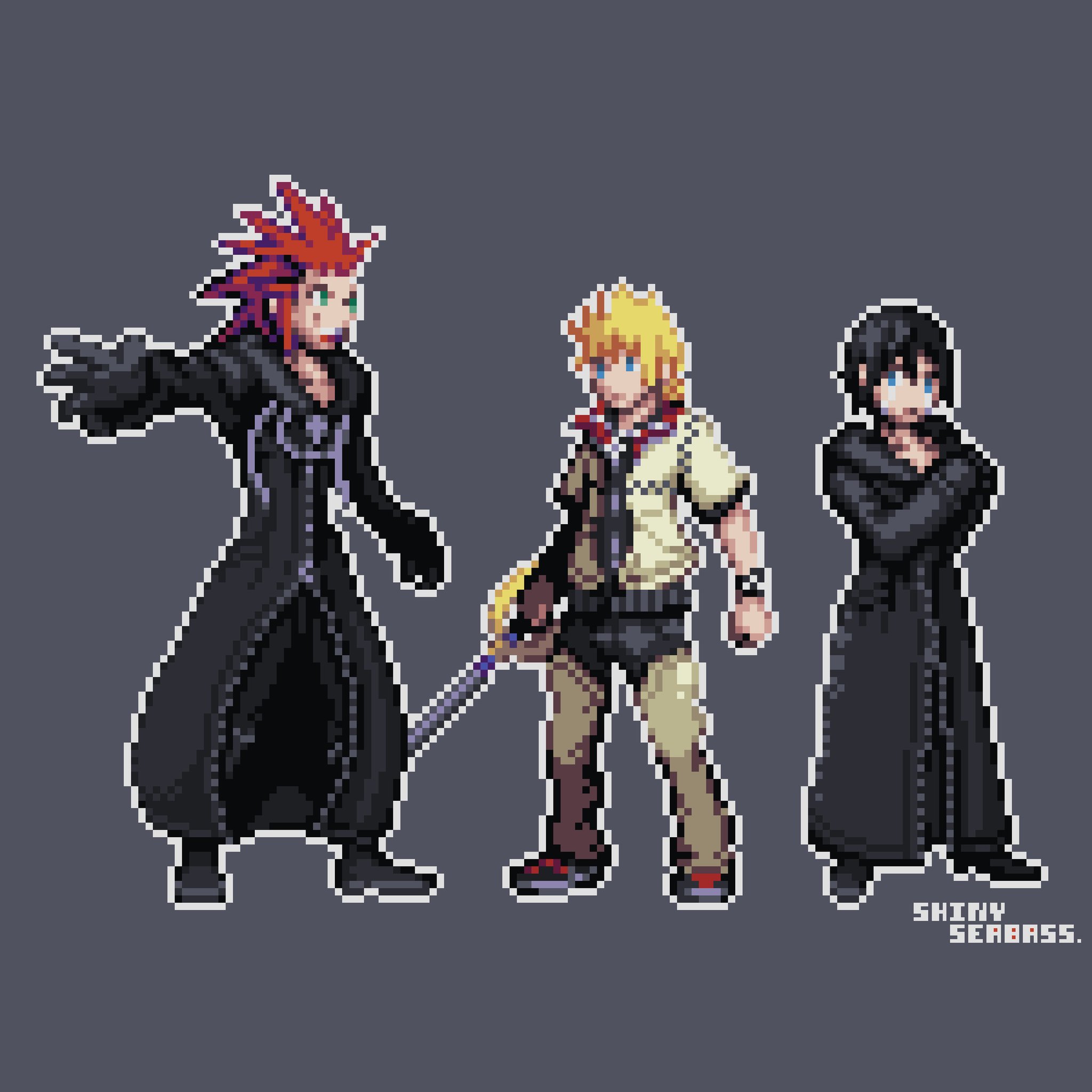 Kingdom Hearts Sprites Roxas