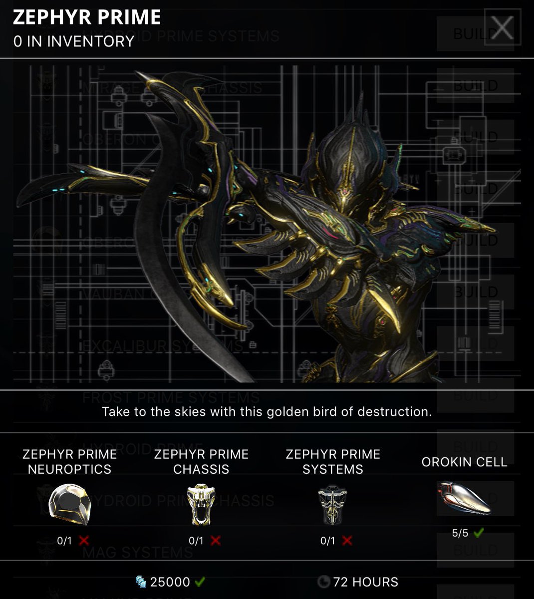 Warframe Frost Blueprint Location