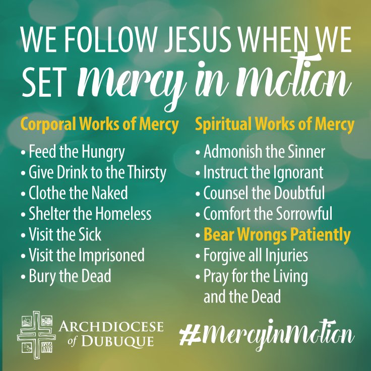 Spiritual Works Of Mercy Forgive All Injuries