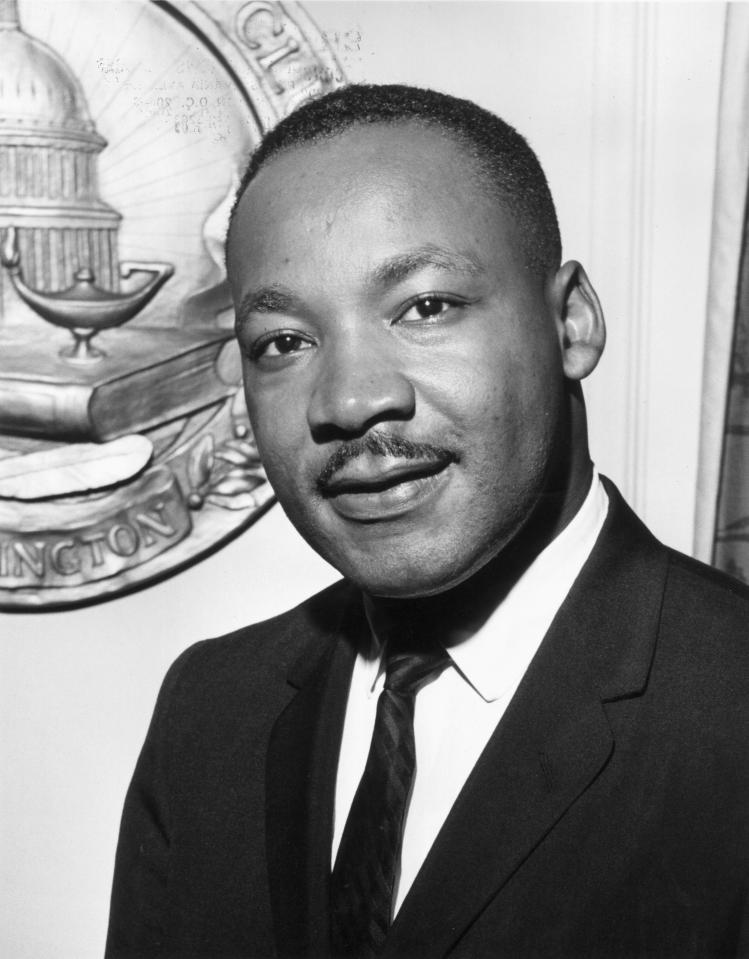 Martin Luther King Smiling