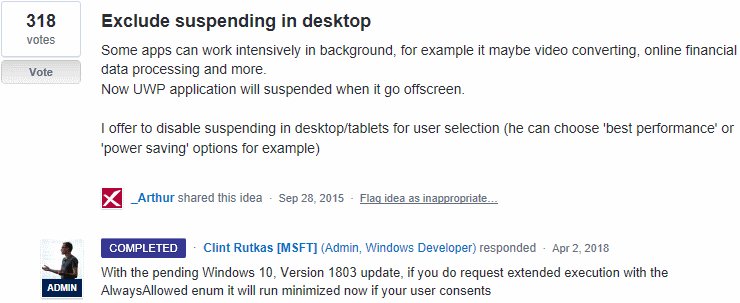 Wim Bokkers on Twitter: "UWP is still improving its support for LOB apps. Thank you @ClintRutkas!…