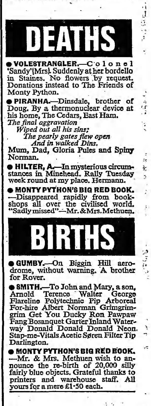 Monty Pythons Big Red Book