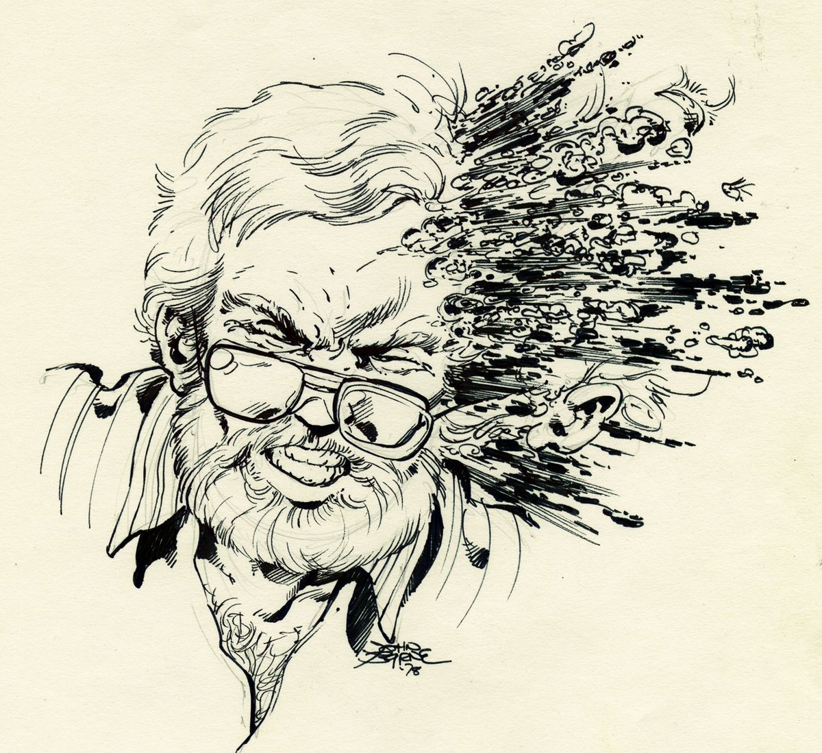 Exploding Head Drawing