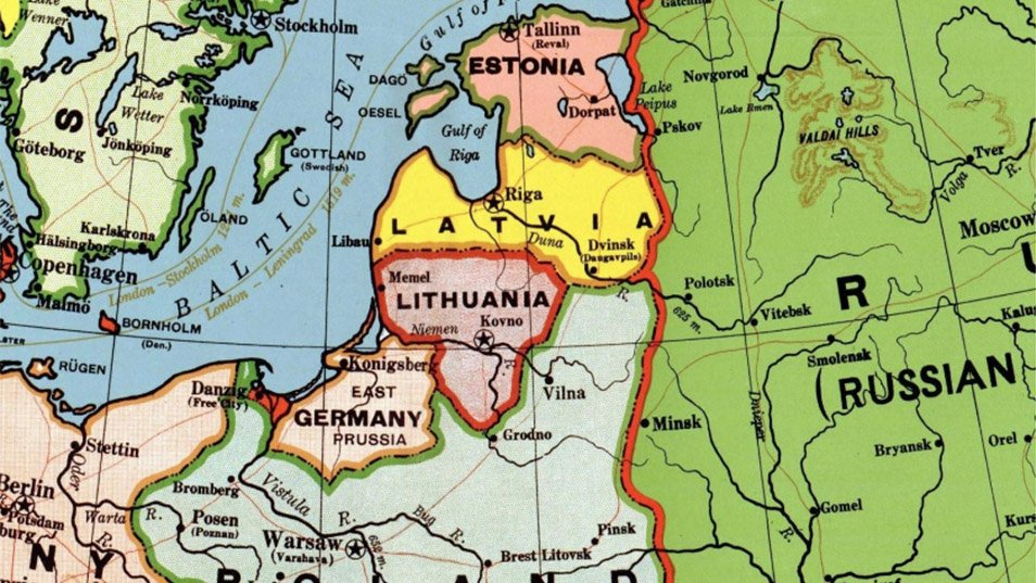 German And Russian Map During Wwii