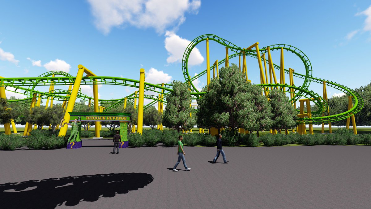 Riddlers Revenge Six Flags