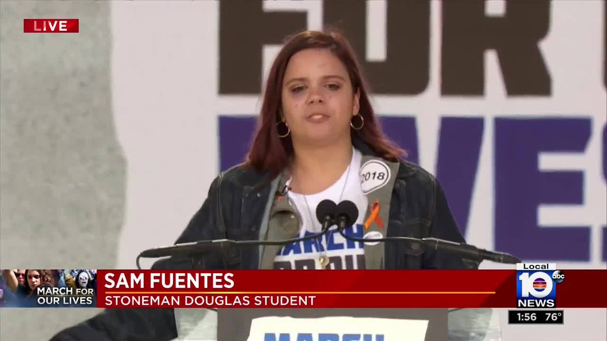 MSD survivor Sam Fuentes embodies resilience during her # ...