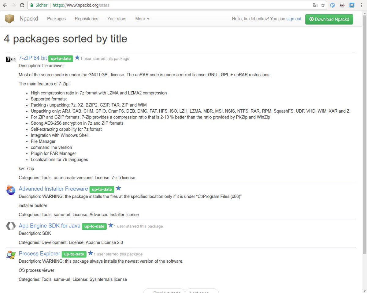 Npackd (@Npackd) | Twitter