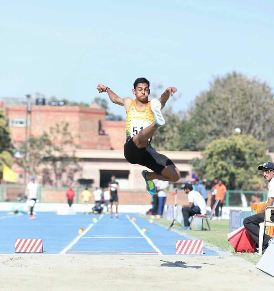 M Sreeshankar, India long jump athlete who won gold in the Federation ...