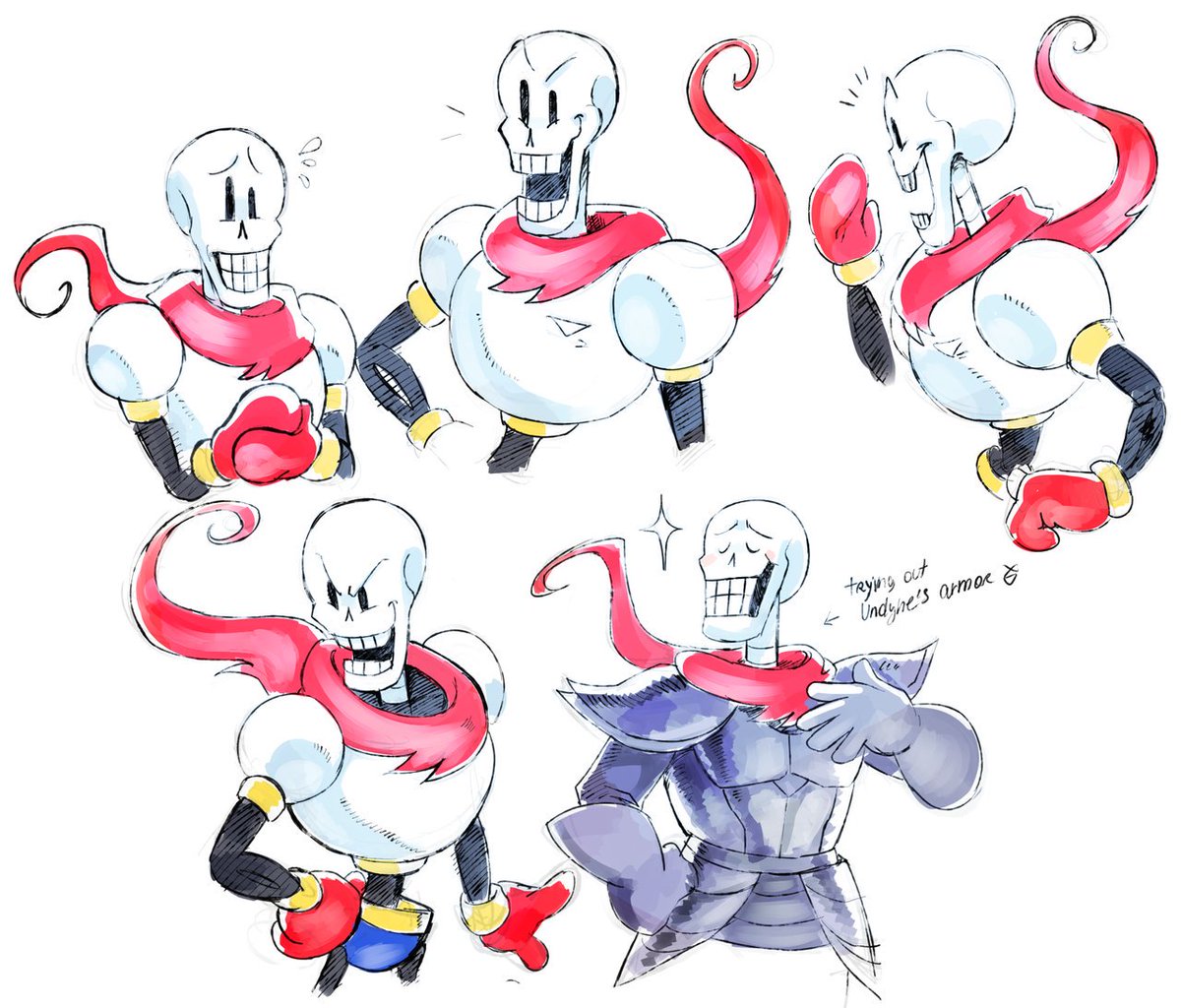 「Some more #Undertale drawings because is fun ☆*:.。.o(≧ ≦)o.。」Pamela ...
