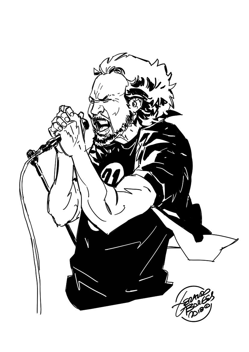 Eddie Vedder Drawing