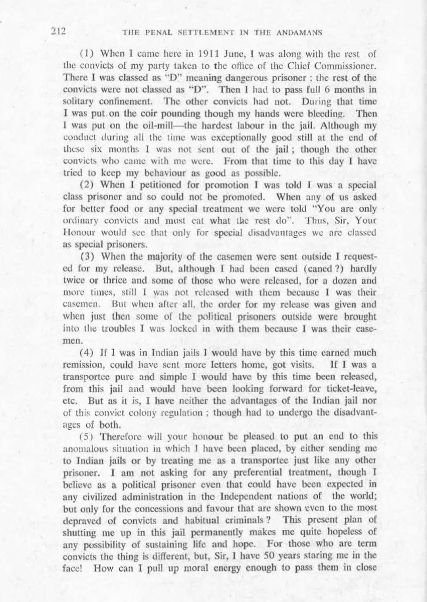 THREAD: This thread is about so-called “mercy petitions” of Vinayak ...