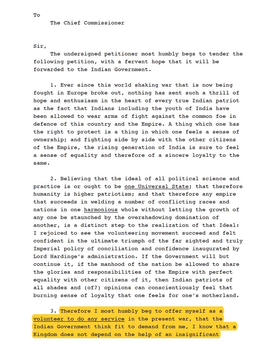 THREAD: This thread is about so-called “mercy petitions” of Vinayak ...