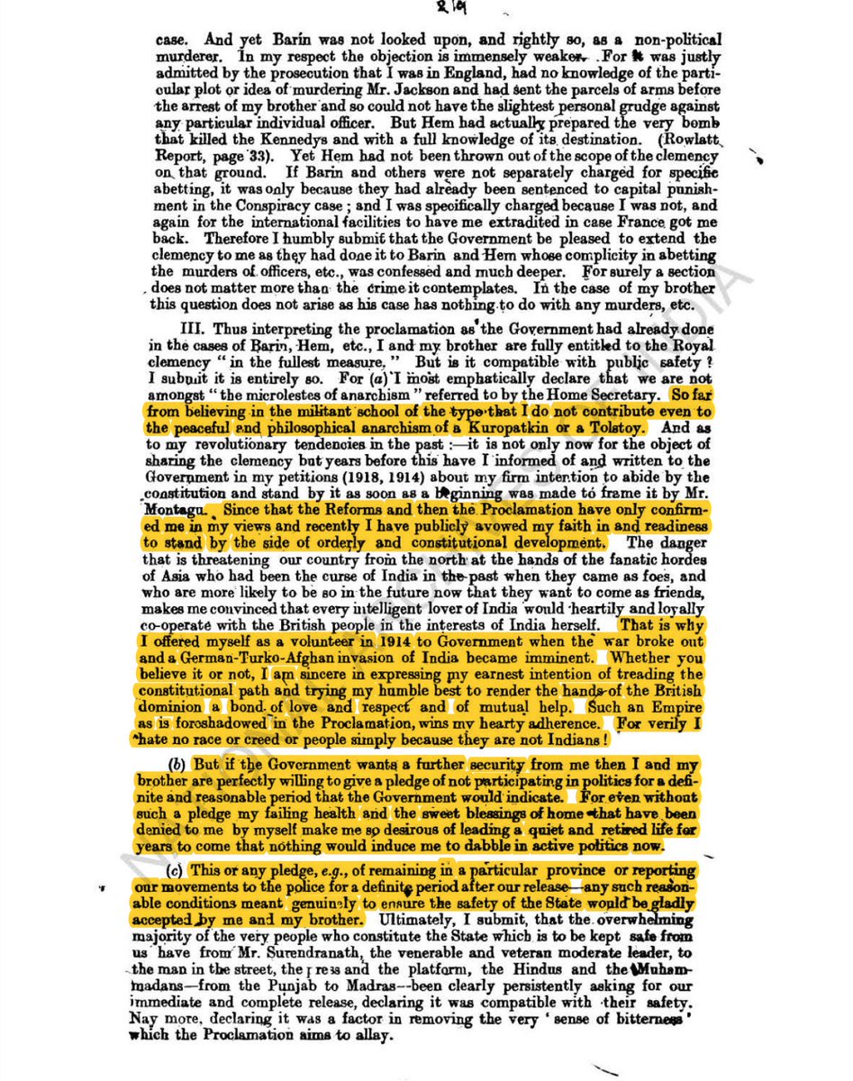 THREAD: This thread is about so-called “mercy petitions” of Vinayak ...