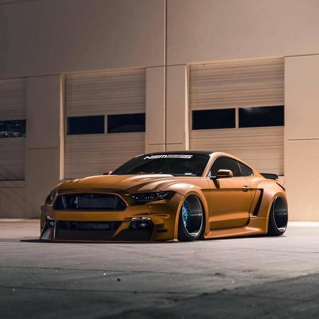 Stanced Mustang