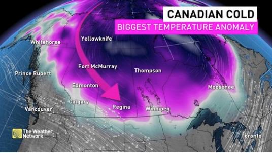 The Weather Network on Twitter: "Snow, wind & blizzard warnings cover ...