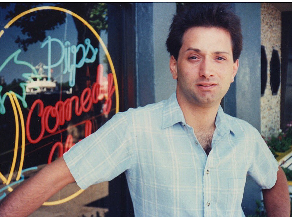 Otto & George on Twitter: "Otto outside Pips Comedy Club in Brooklyn. This was probably taken in ...