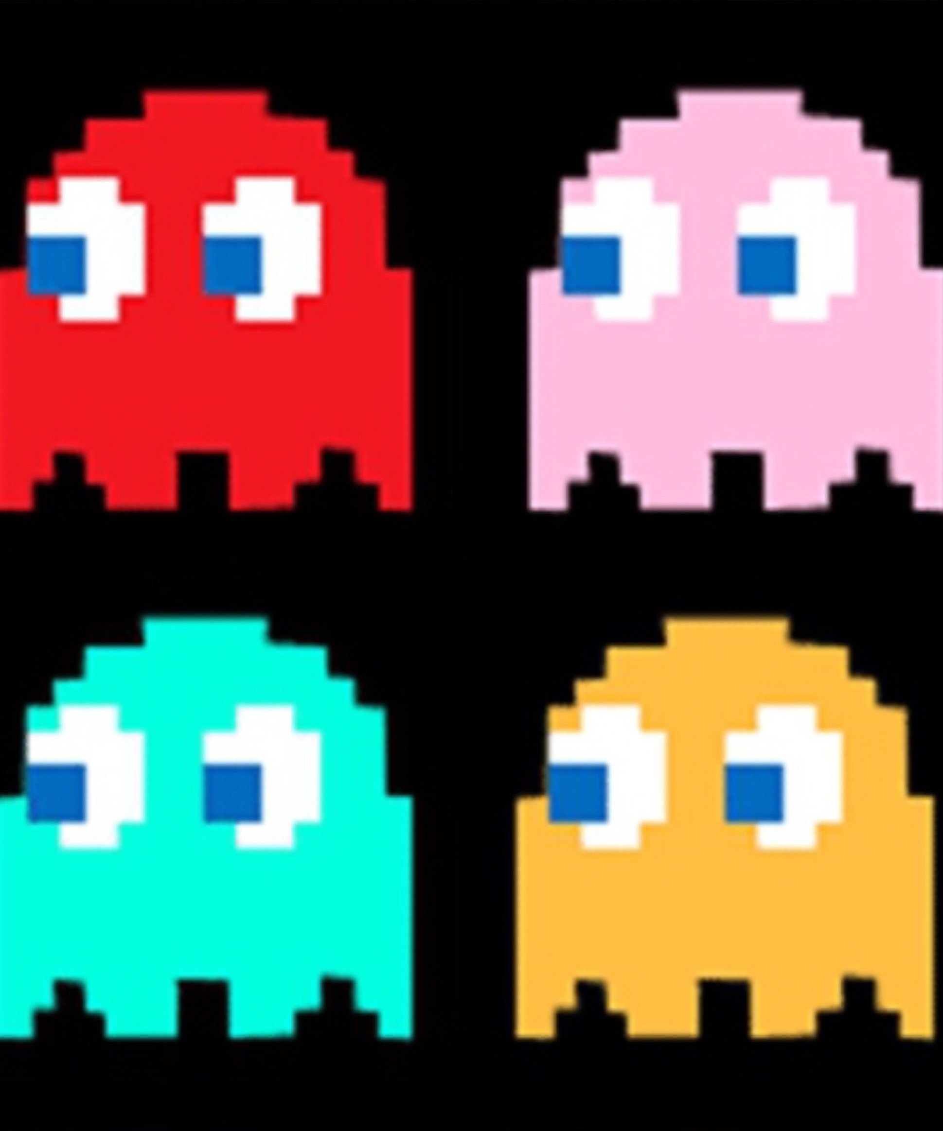 Pacman Ghosts Clyde