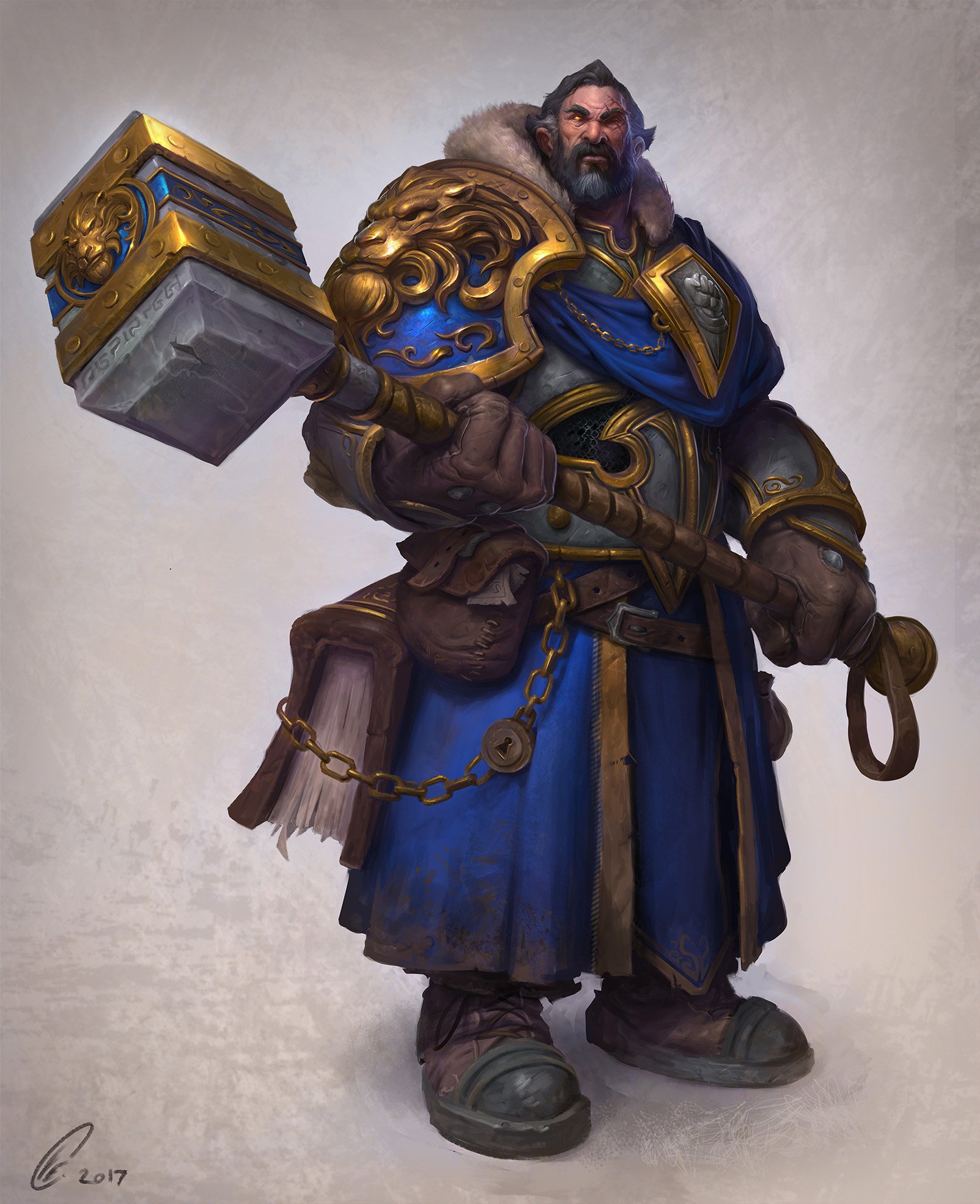 Human Paladin Wow Art