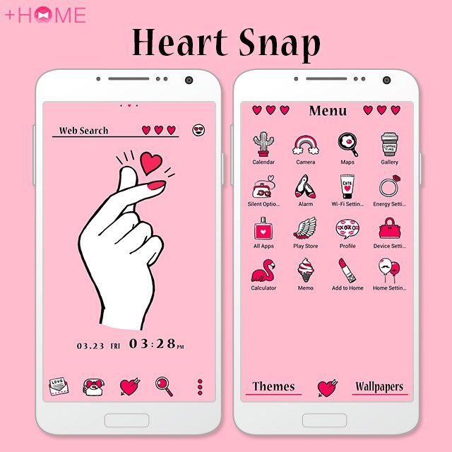 "Heart Snap" This heart from a snap is quite stylish. A down to earth ...