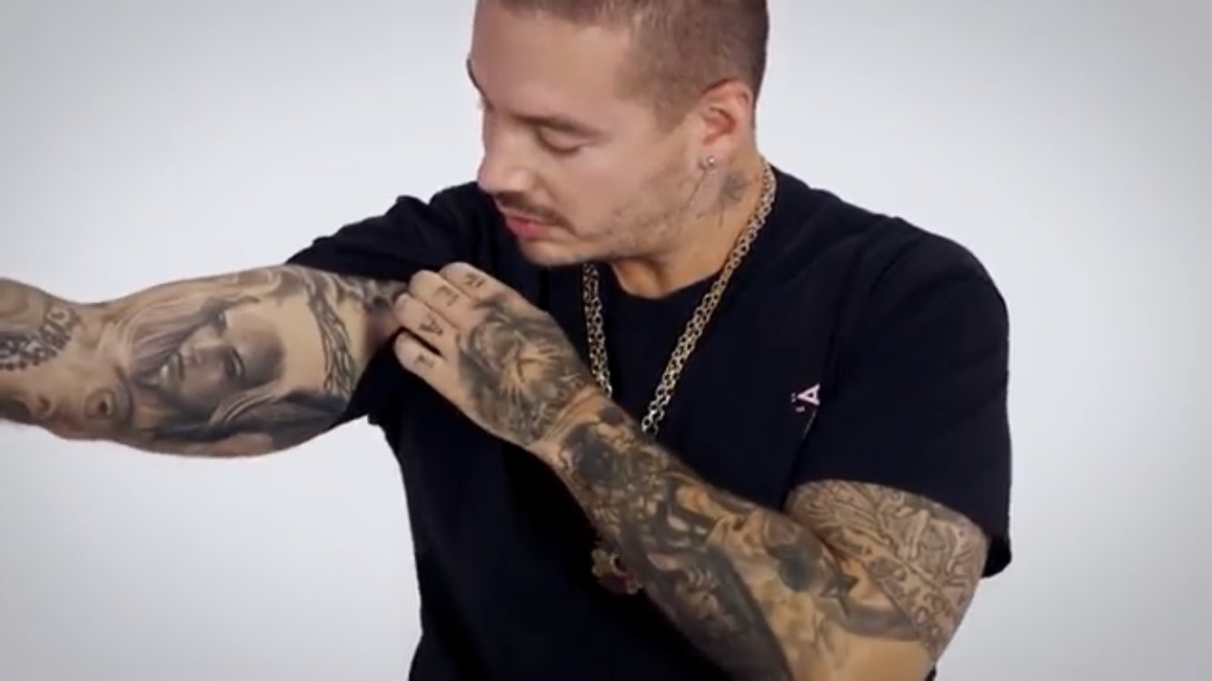 J Balvin Tatuajes