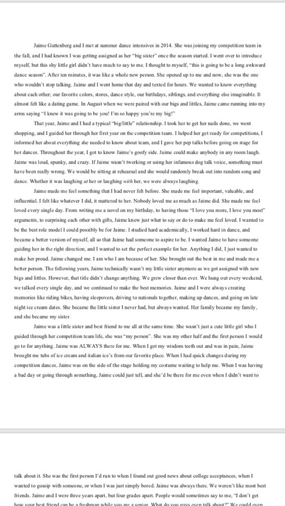 Jordana Comiter on Twitter: "my unfinished story with Jaime Guttenberg 💔…