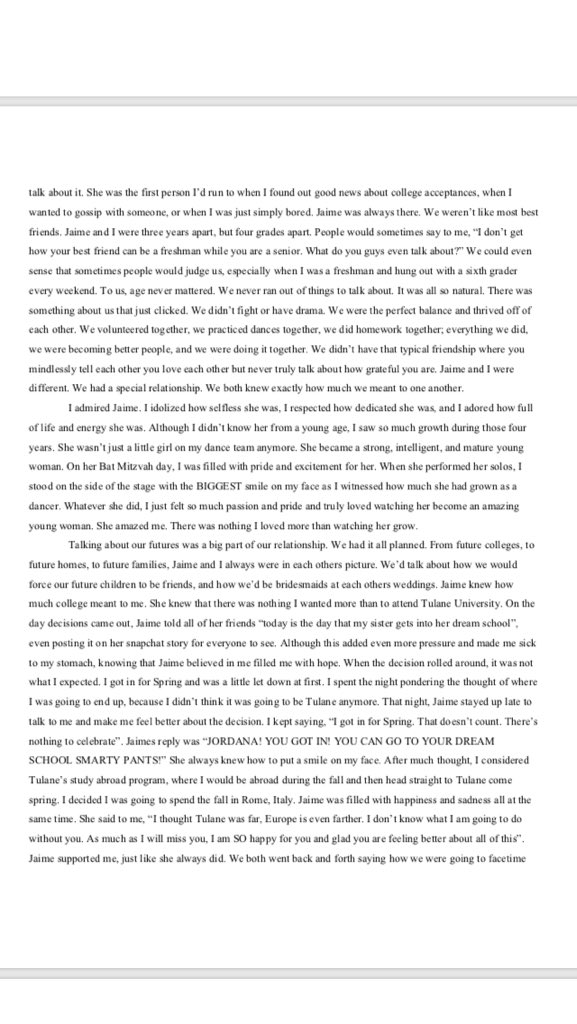 Jordana Comiter on Twitter: "my unfinished story with Jaime Guttenberg 💔…