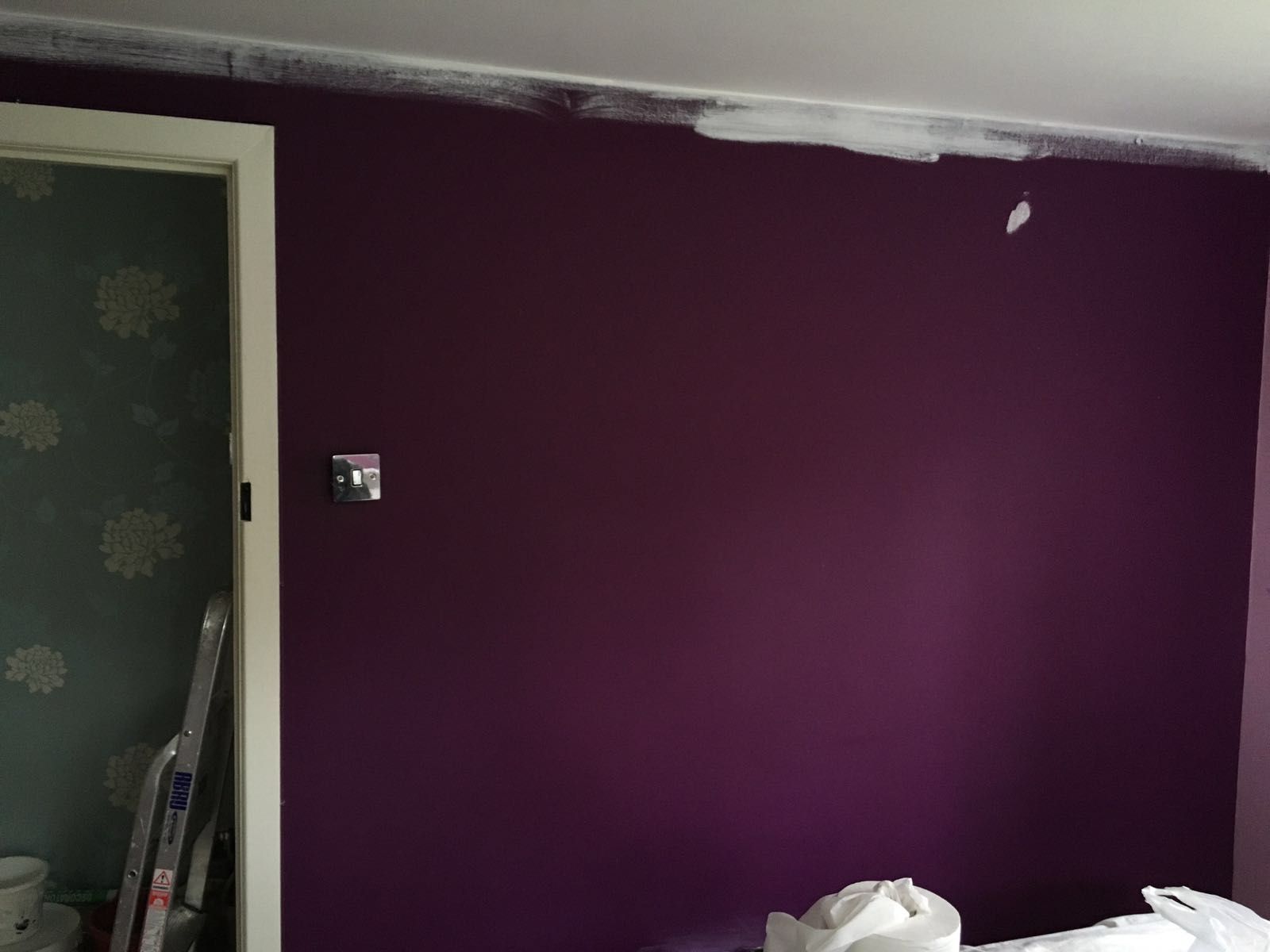 Aubergine Wall