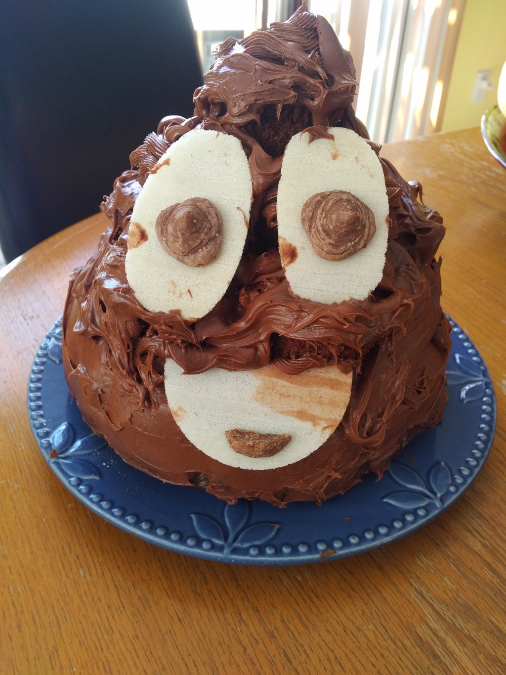 Poop Emoji Cake