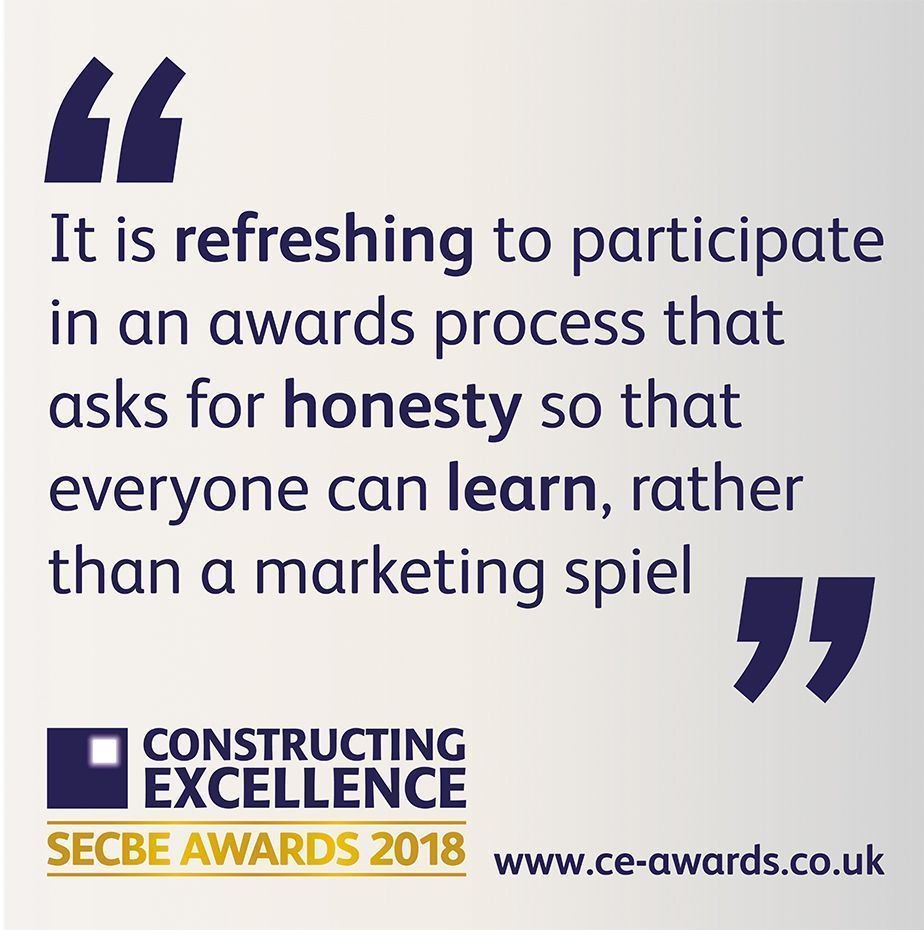 Constructing Excellence SECBE Awards on Twitter: "Just 3 weeks until the judging day hosted by ...