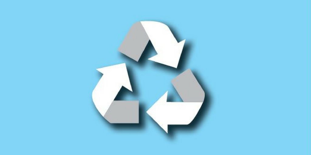 Blue Recycle Logo