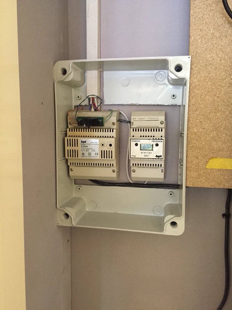 PSE SECURITY on Twitter: "A recent intercom system upgrade on a small apartment complex in ...
