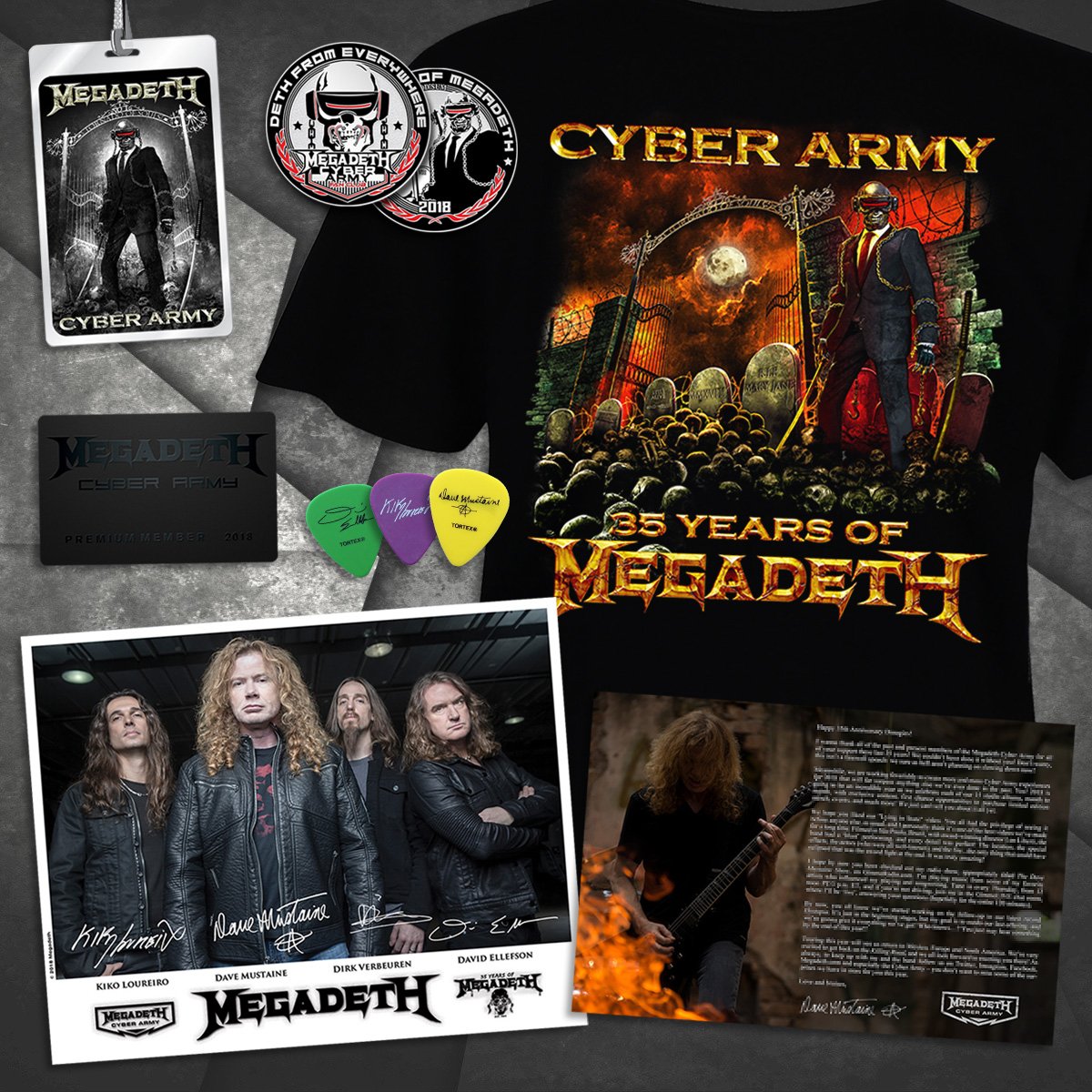Check out the new Megadeth Cyber Army Premium Merch Pack! With a ...