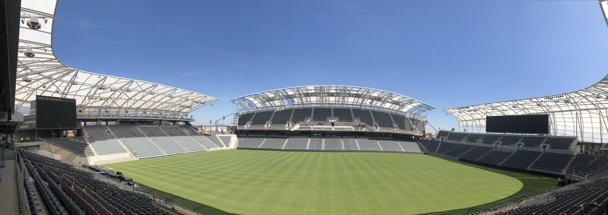 Just took a tour of LAFC’s soon-to-be completed home, Banc of ...