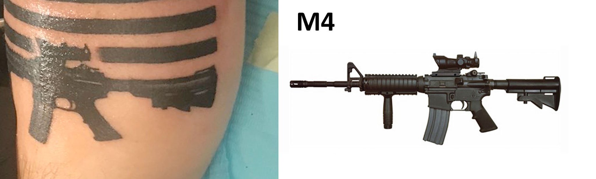 M4 Tattoo Drawings