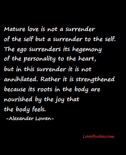Maturity Love Quotes