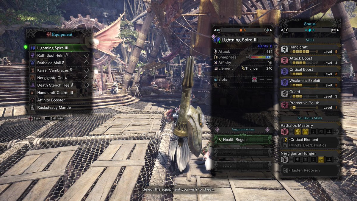 Best Lightning Lance - Lightning Spire III or Thunderpiercer? : r/MonsterHunterWorld