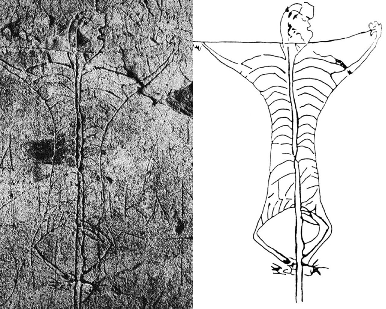 Roman Crucifixion Diagram