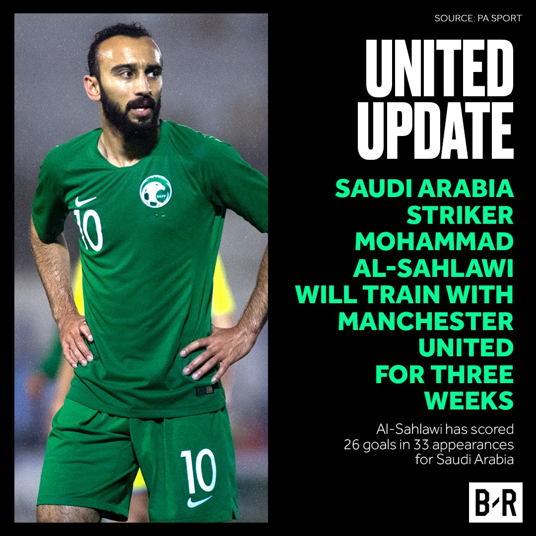 Saudi Arabia striker Mohammad Al-Sahlawi will train with Manchester ...