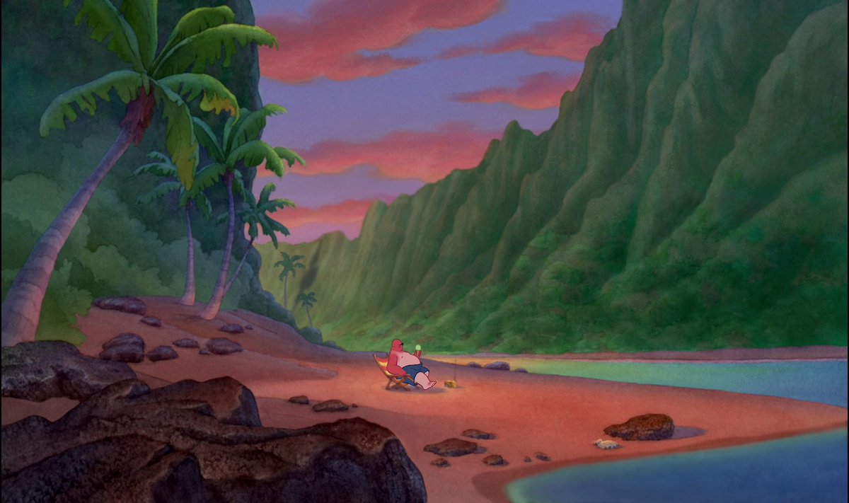 Lilo And Stitch Beach Background