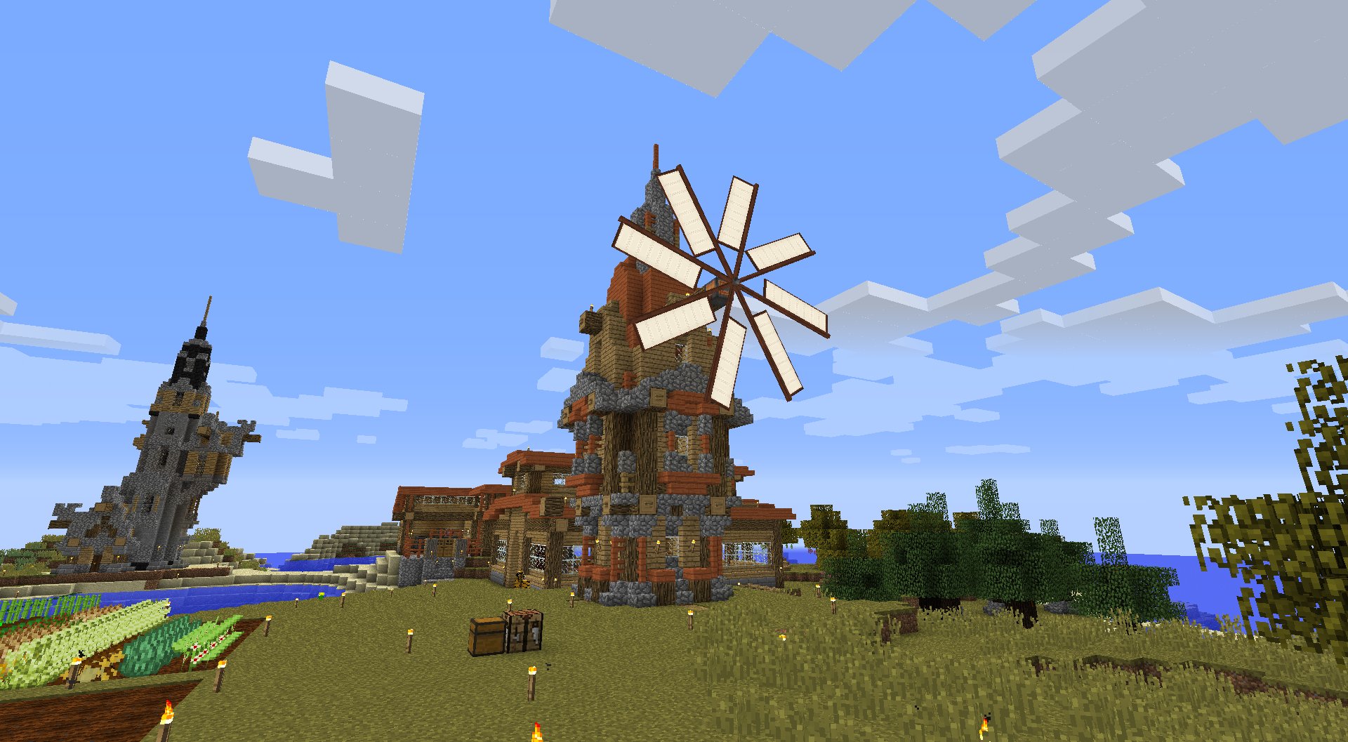 Minecraft Windmill Design