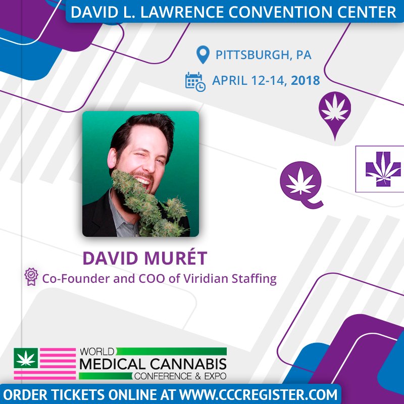 Viridian Staffing on Twitter: "Come hear our co-founder speak at the 2018 World Medical Cannabis ...
