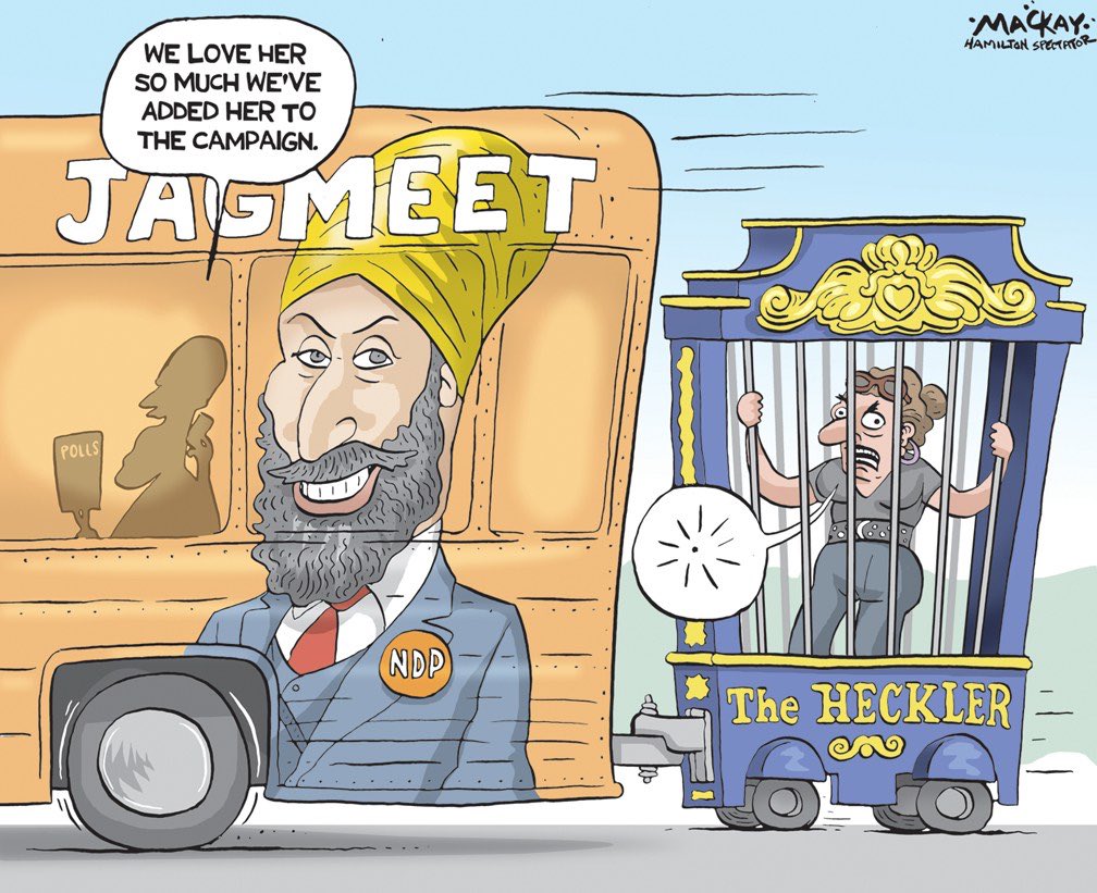 Today’s Graeme MacKay cartoon in (and an oldie). Jagmeet Singh ...