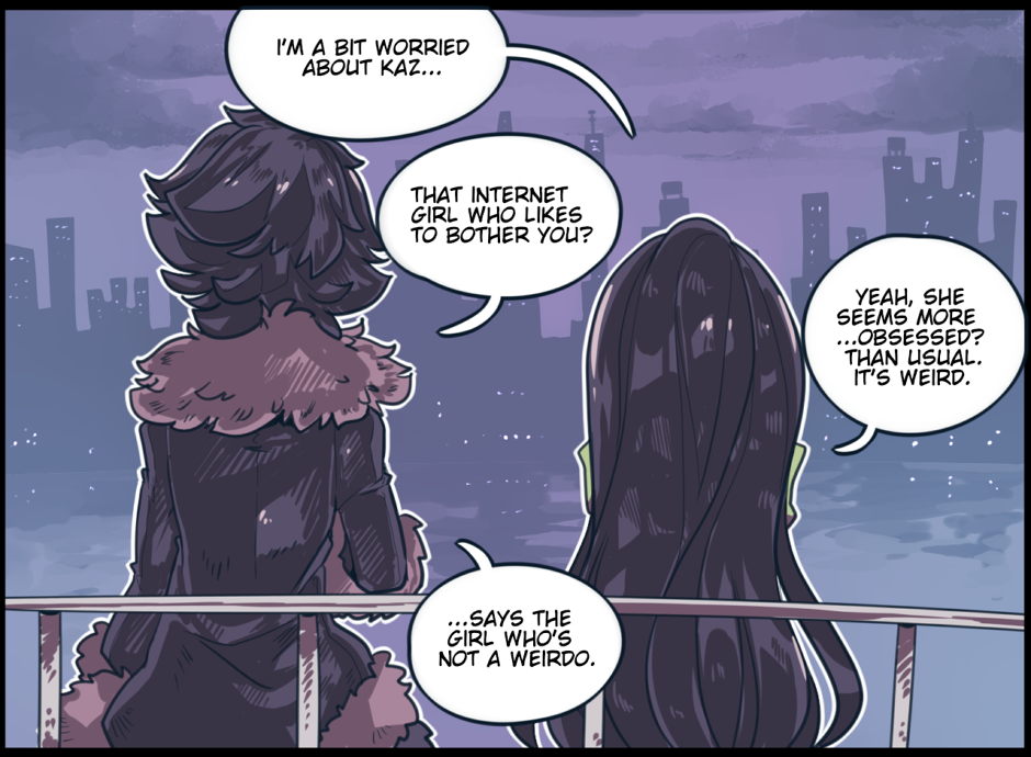 「Negative Frames - 16 Even Aria shows some concern for Kaz's 」Paroro 🇨🇱🐙の漫画