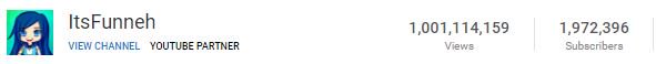ItsFunneh on Twitter: "We just hit 1 BILLION CHANNEL VIEWS! Thanks FAM! 😘🎉🔥…