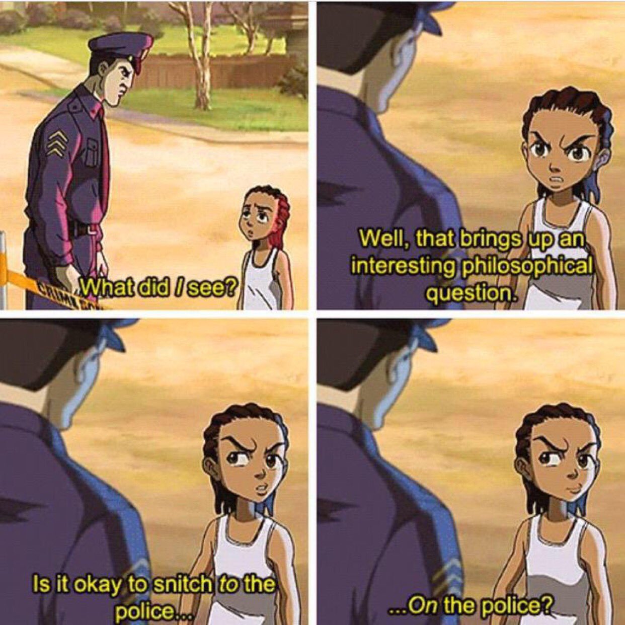 Funny Boondocks Quotes