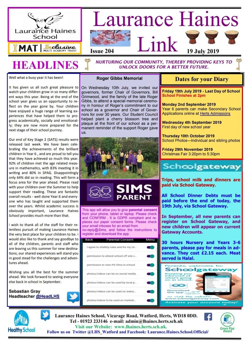 Laurance Haines School LHS Watford Schools