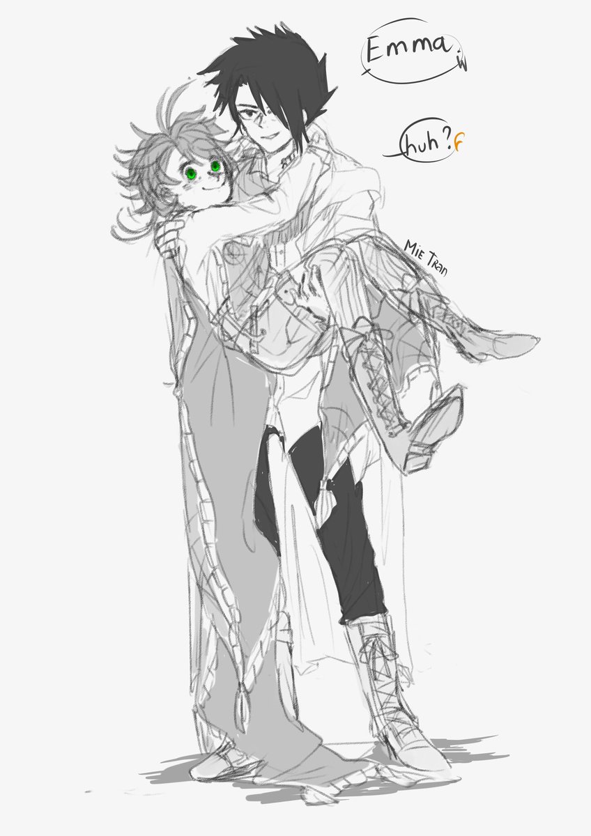 Re-upload] RayEmma in weekly shounen jump's clothes I like」Mie 🪴の漫画