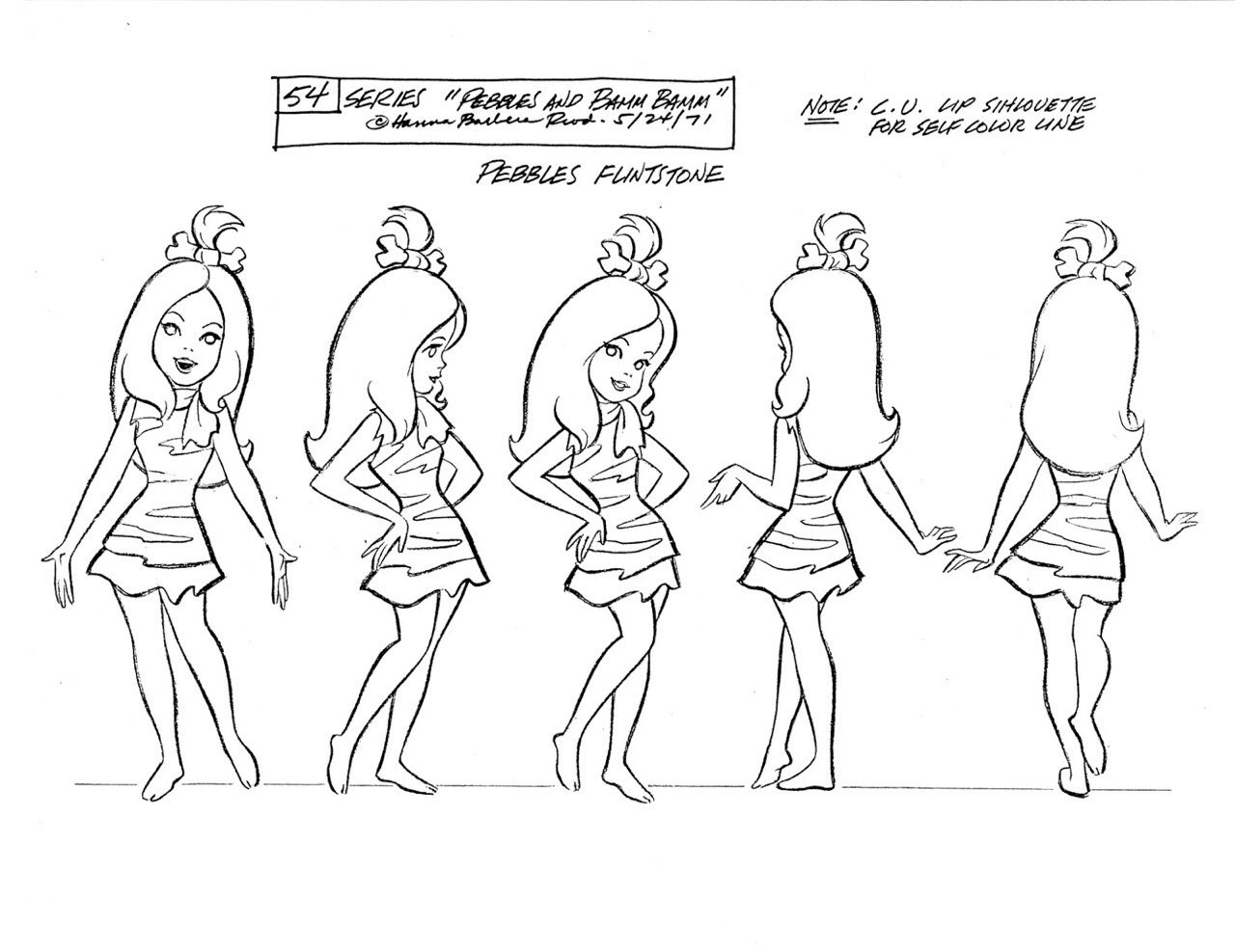 The Thing Hanna Barbera Model Sheets Johnny Bravo Size Comparison