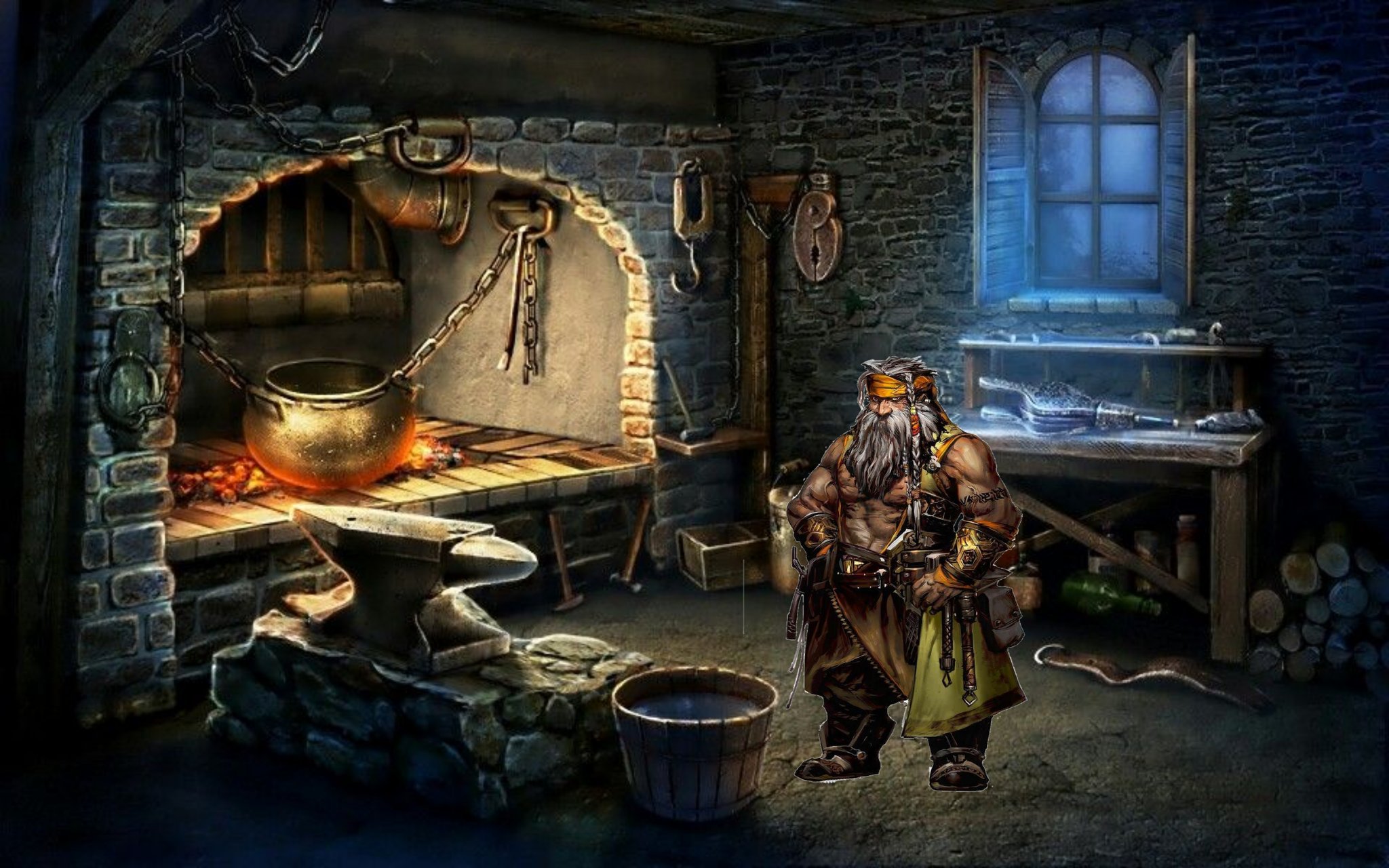 Fantasy Blacksmith Forge