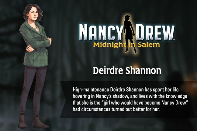 Do we know Deirdre’s backstory? : r/nancydrew